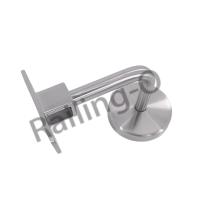 China Architectural Glass Bracket Wall Aesthetic Mirror Finish Glass Clamp Wall Mount for sale