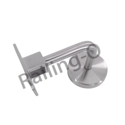 China Architectural Glass Bracket Wall Aesthetic Mirror Finish Glass Clamp Wall Mount for sale