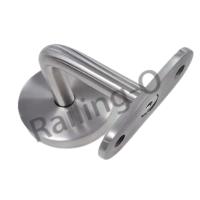 China 60mm 70mm  Glass To Wall Bracket  H76mm   Glass Shelf Holder For Wall Mount for sale