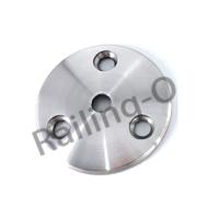 China Triple Mount Wall Glass Bracket 70mm 45 Degree Chamfer For Balustrade Systems for sale