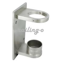 China Rectangular Fascia Mount Bracket for Round Baluster Post for sale