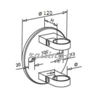 China Round wall bracket for sale