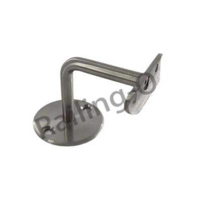 China Stainless Steel Wall Rail Bracket with Saddle & Rigid Mounting plate for sale