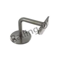China Stainless Steel Wall Rail Bracket with Saddle & Rigid Mounting plate for sale