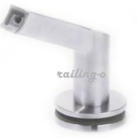 China Glass Mount Adjustable Staircase Handrail Bracket for sale