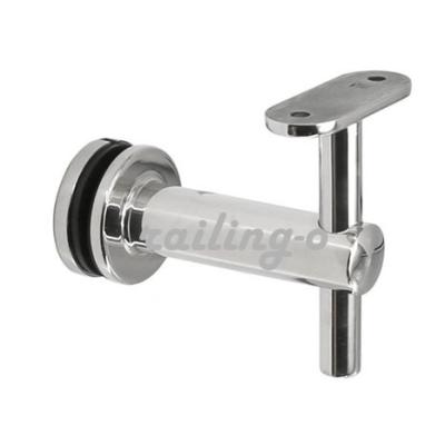 China Glass Mount Handrail Bracket for Rectangle Railing for sale