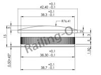 China Arched Stainless Steel End Cap  Soild 316   Stainless Tube Cap for sale