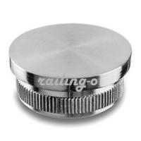 China Soild Stainless Steel End Cap Easy Hit 42.4mm Stainless Steel Tube Cap for sale