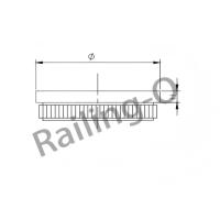 China Soild Stainless Steel End Cap Easy Hit 42.4mm Stainless Steel Tube Cap for sale