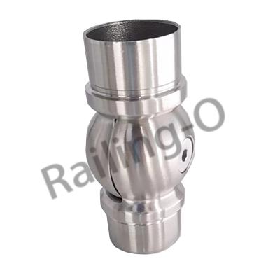 China AISI316 AISI304 Stainless Steel Flush Fitting Connector H98MM Flush Pipe Connector for sale
