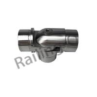 China Stainless Steel Flush Joiner System 42mm X 42mm Pipe Fittings Railing Component for sale