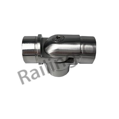 China Stainless Steel Flush Joiner System 42mm X 42mm Pipe Fittings Railing Component for sale