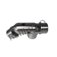 China H27mm Adjustable Flush Pipe Connector 42mm Dia Stainless Steel Flush Join for sale