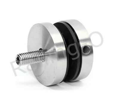 China 50mm OD Glass Holder Φ50 D8 for 8-20mm Panels AISI304/316 Satin/Mirror Finish M10 QM002.5012 for sale