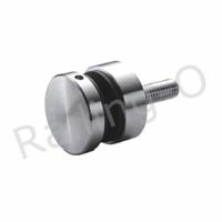 China Stainless Steel 304/316 Glass Clamp Φ30mm with 15mm Height for Frameless Railing Systems QM001.3015 for sale
