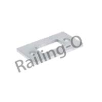 China 107 X 59mm Stainless Steel Square Duct  50MM X 25MM  Square Base Plate For Stainless Tube for sale