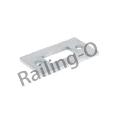 China 107 X 59mm Stainless Steel Square Duct  50MM X 25MM  Square Base Plate For Stainless Tube for sale