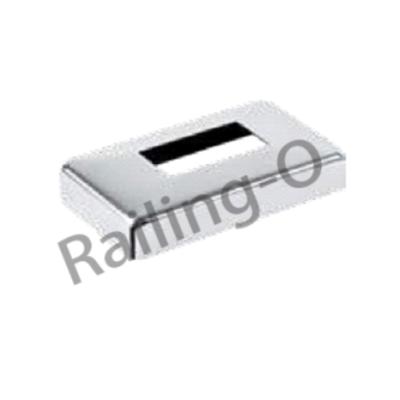 China SS Steel Tube End Caps  110MM X 60MM   Box Section Caps Railing Component for sale