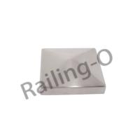 China Structural Framing Square Tubing Plugs Satin Mirror Square End Caps for sale