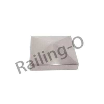 China Structural Framing Square Tubing Plugs Satin Mirror Square End Caps for sale