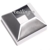 China 50 × 50mm Square Tube End Caps Cocer Precision Engineered For Handrails QN021.5050 for sale