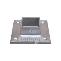 China Stainless Steel Wall Mount Flange Fixing Bracket for Modular Balustrade for sale