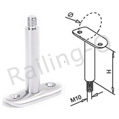 China SUS316L Removable Stair Handrail Bracket CE ISO9001 Stair Handrail Supports for sale