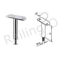 China Stain Mirror Exterior Handrail Bracket SS316L  Stainless Steel Components for sale