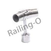 China SS316L Stainless Steel Handrail Support Hand Rail Hardware Bracket For 42.4mm Tube for sale