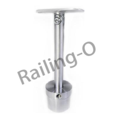 China Brushed Stainless Steel Handrail Support Custom 42.4mm Square Handrail Brackets QJ1500.042 for sale