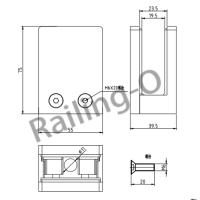 China Middle Square 55x75x39.5mm Type for sale