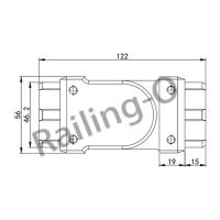 China 50X10MM SYSTEM BALUSTRADE MODULAR ADJUSTABLE CORNER for sale