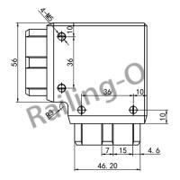 China 50X10MM SYSTEM BALUSTRADE MODULAR CORNER for sale