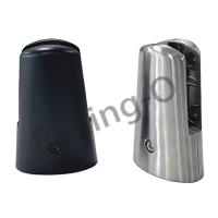 China Friction Fit Oval Glass Spigot Core Drilled Mount for Frameless Railings QAB-D007 for sale