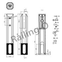 China SPIGOT SQUARE CORE DRILLED 286MM for sale