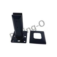 China POOL FENCE SPIGOT SQUARE FLANGED 180MM for sale