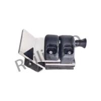 China 135° Glass to Glass Pull Latch Assembly for 8-12mm Gates 2205 Duplex Stainless Steel ROL006 for sale