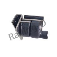 China Glass to Glass Outside Pull Latch Assembly for 8-12mm Gates 2205 Duplex Stainless Steel ROL004 for sale