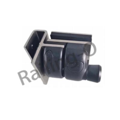 China Glass to Glass Outside Pull Latch Assembly for 8-12mm Gates 2205 Duplex Stainless Steel ROL004 for sale