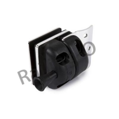 China Side Pull Latch Assembly Friction Fit for 8-12mm Glass Gates 2205 Duplex Stainless Steel ROL002 for sale