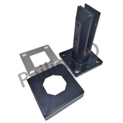 China POOL FENCE SPIGOT SQUARE FLANGED ADJUSTABLE 160MM for sale