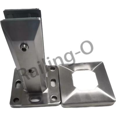 China POOL FENCE SPIGOT SQUARE FLANGED 160MM for sale
