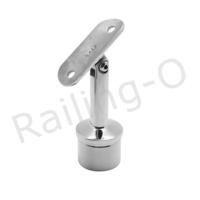 China Brushed Stainless Steel Handrail Support Custom 42.4mm Square Handrail Brackets QJ1500.042 for sale