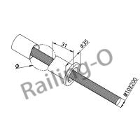 China Marine Grade Stainless Steel Handrail Support Fitting  304 316L for sale