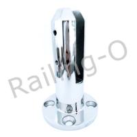 China Mirror Satin Glass Balustrade Black Spigots Pool Glass Clamp CE for sale
