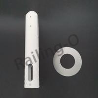 China Core Drilled Stainless Steel Spigot Round Glass Pool Fence Flat Cover Ring for sale