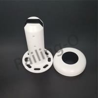 China Surface Mount Round Glass Panel Spigots Domed Cover Ring Black Pool Fence for sale