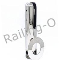 China Round Stainless Steel Spigot Satin Finish 2205 Duplex  Glass Pool Fence Spigots for sale