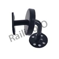 China 60mm 70mm  Glass To Wall Bracket  H76mm   Glass Shelf Holder For Wall Mount for sale