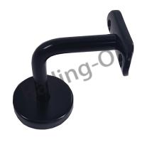 China 60mm 70mm  Glass To Wall Bracket  H76mm   Glass Shelf Holder For Wall Mount for sale